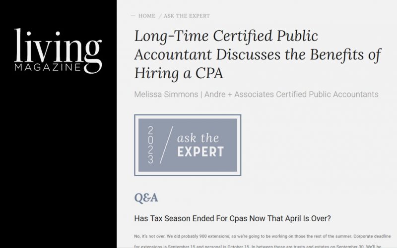 ANDRE + ASSOCIATES, PC – Tax strategy planning for individuals ...